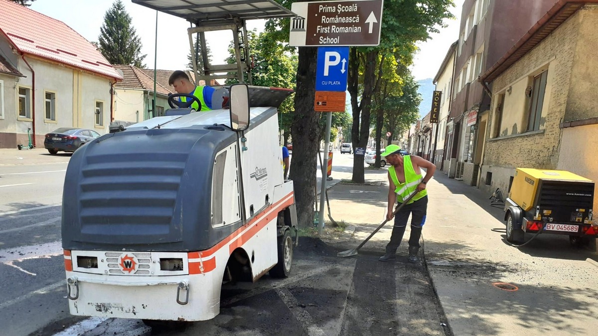 Strada Lungă din Brașov a intrat în lucrări. Din 1 iulie vor fi ...