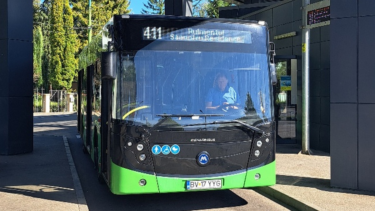 Noi trasee pentru liniile RATBV 411 și 412. Autobuzele de pe linia 412 ajung la pavilionul de la ...