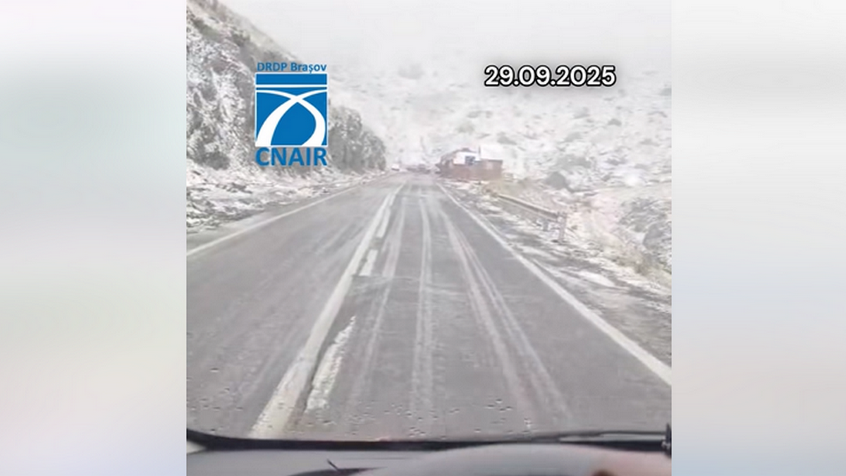 Primele ninsori din acest sezon pe Transfăgărășan și Transalpina ...